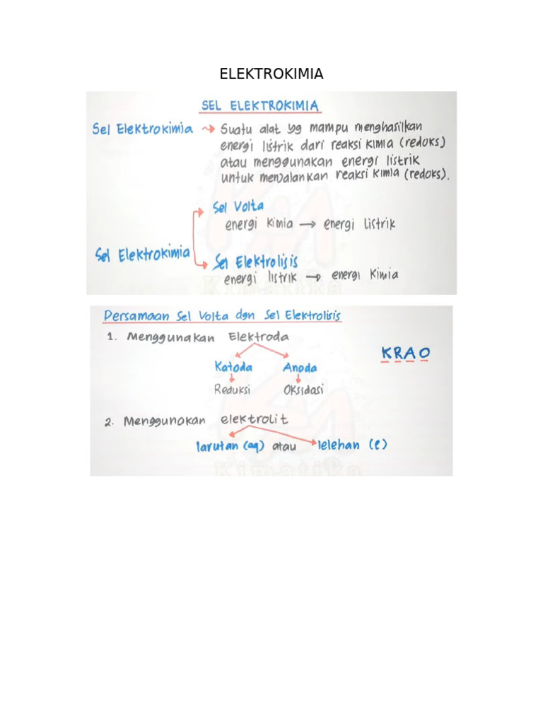 ELEKTROKIMIA | PDF