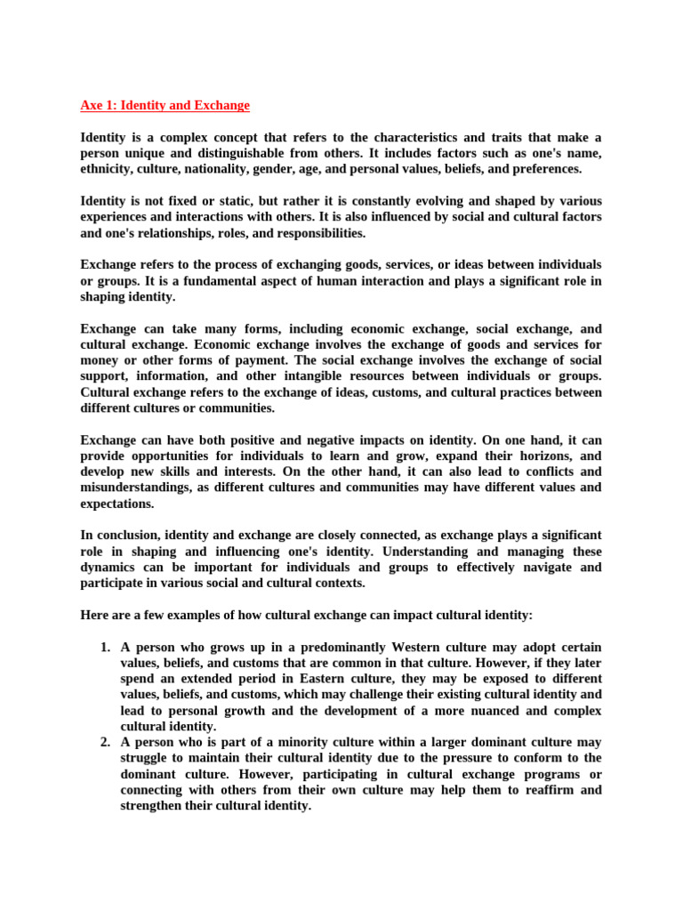 LV Axes | PDF | Identity (Social Science) | Diversity (Business)