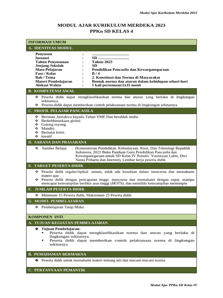 2. MODUL AJAR BAB 2 | PDF