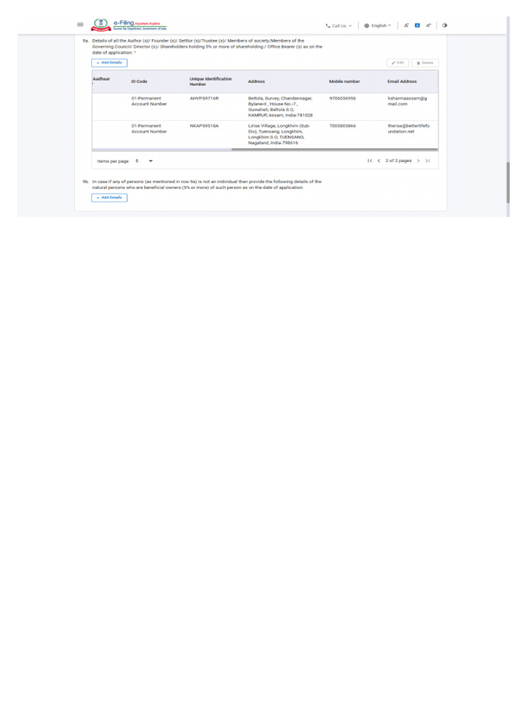 Eportal - Incometax.gov - In-Income Tax Portal Government of India Form ...