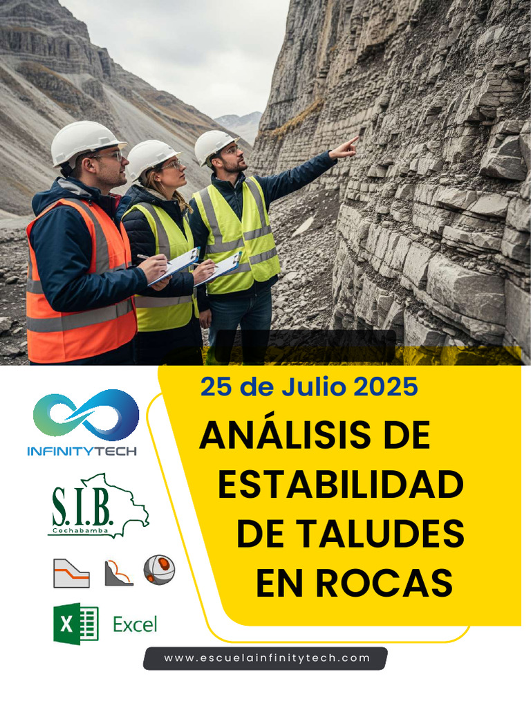 Brochure Taludes Rocas | PDF | Ingeniería geotécnica | Ingeniero civil