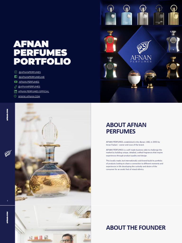 Afnan CorporatePresentation 2 | PDF | Perfume | Spice