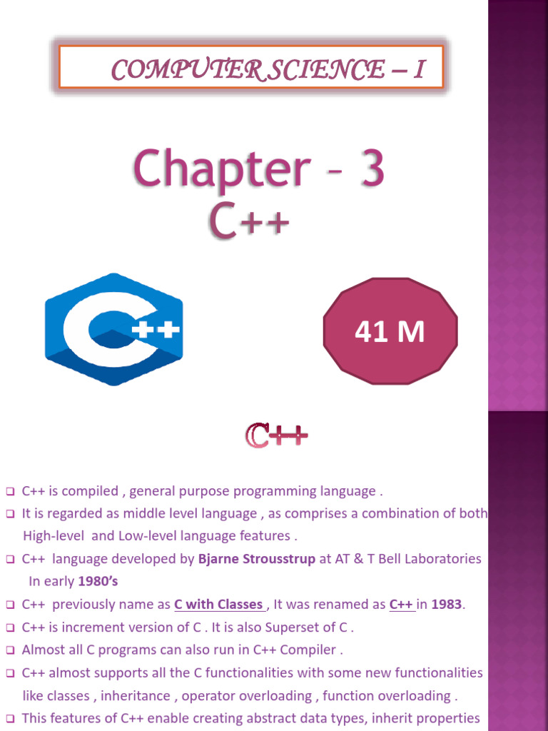 C++ part1 | PDF | C++ | Data Type