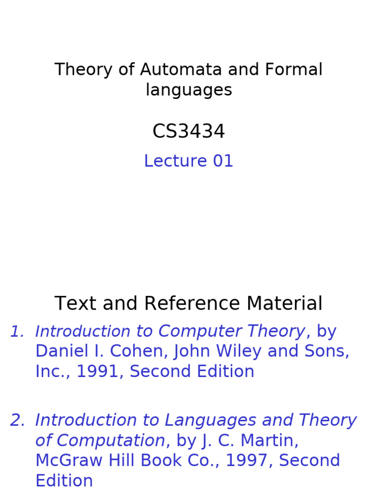 Handout-1 Intro-Set | PDF | Automata Theory | Set (Mathematics)