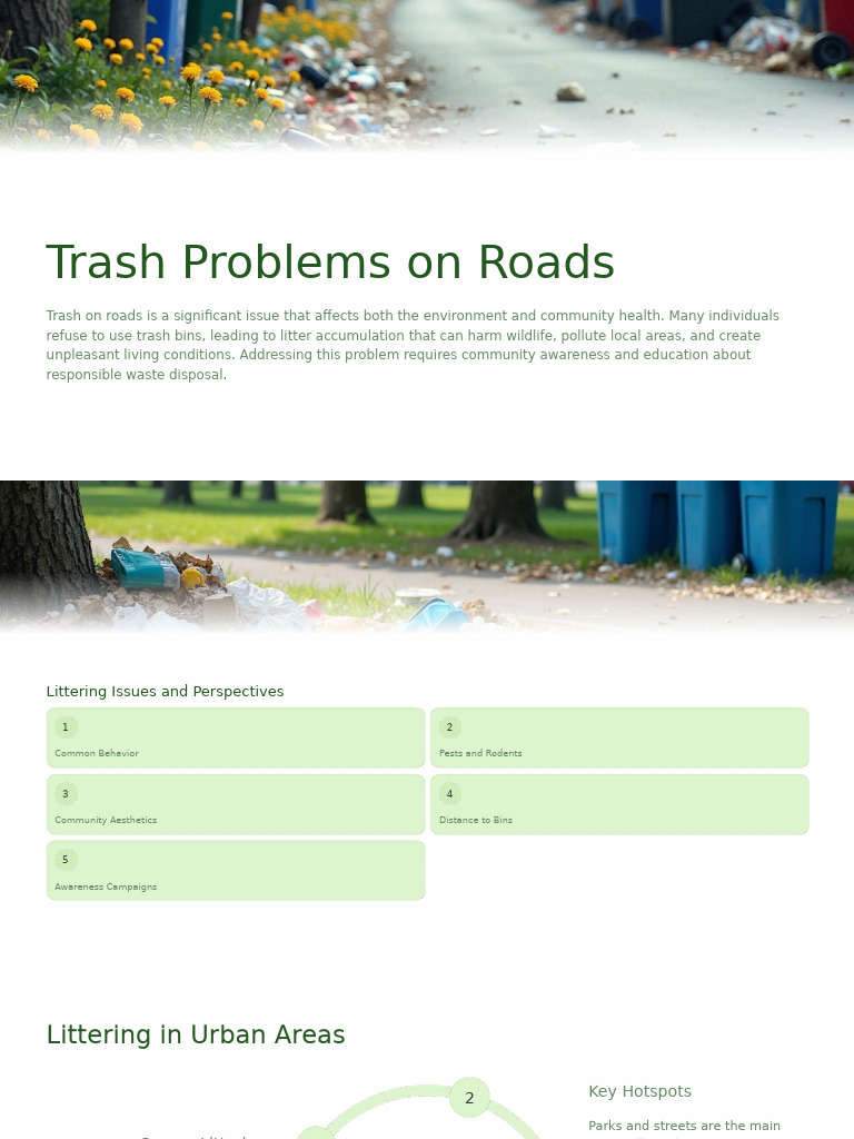 Addressing Road Trash Issues | PDF | Waste | Waste Management