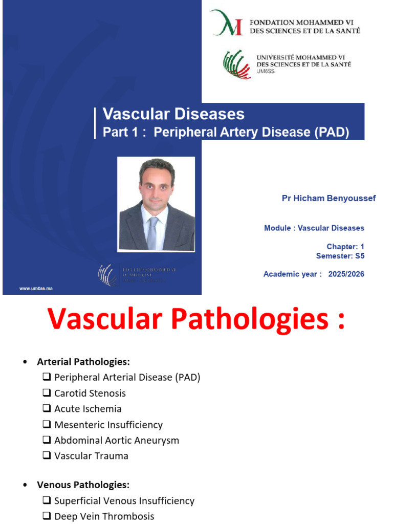 Peripheral Artery Disease Overview | PDF | Atheroma | Atherosclerosis