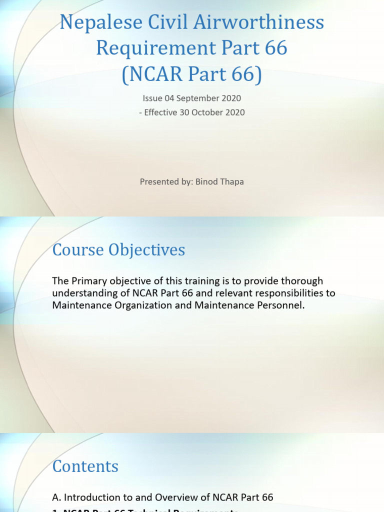 NCAR 66 | PDF | Aircraft | Aviation