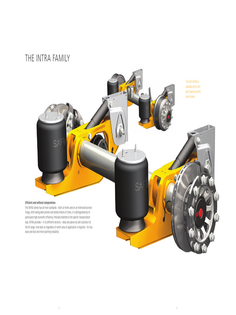 INTRA Family Trailer Axles Overview | PDF | Brake | Anti Lock Braking ...