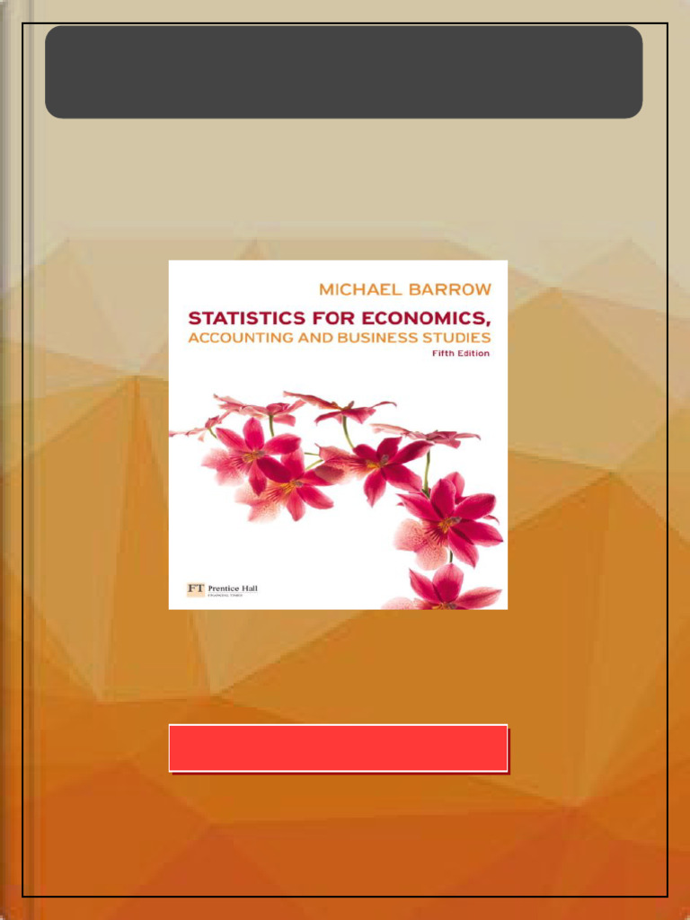 Statistics for economics accounting and business studies 5th Edition ...