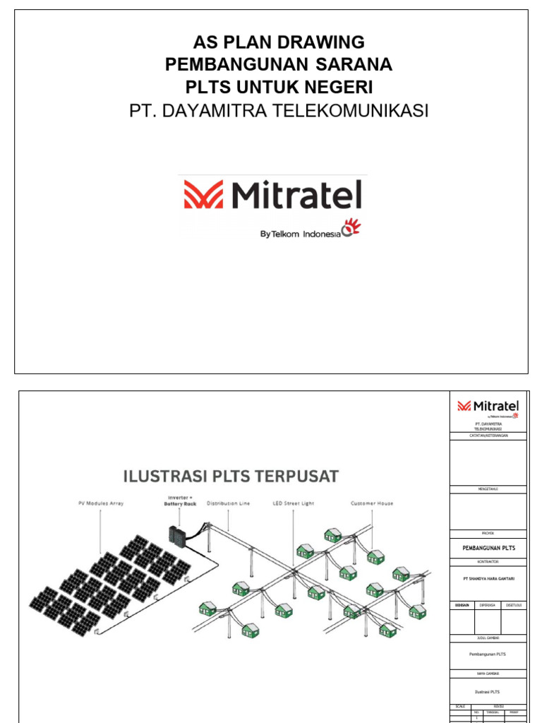 Rencana Pembangunan PLTS Dayamitra | PDF