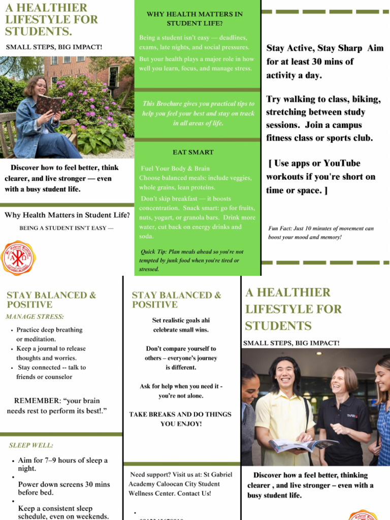 A Healthier Lifestyle For Students | PDF