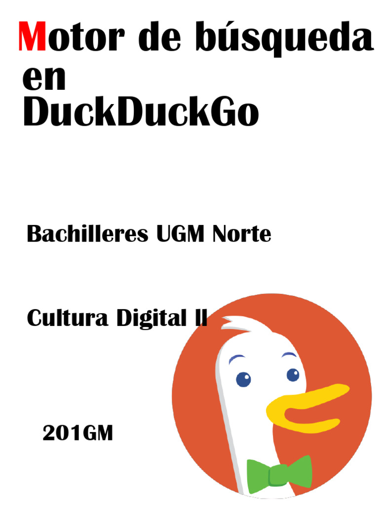 Motor de Búsqueda en DuckDuckGo | PDF | Cookie HTTP | Red mundial