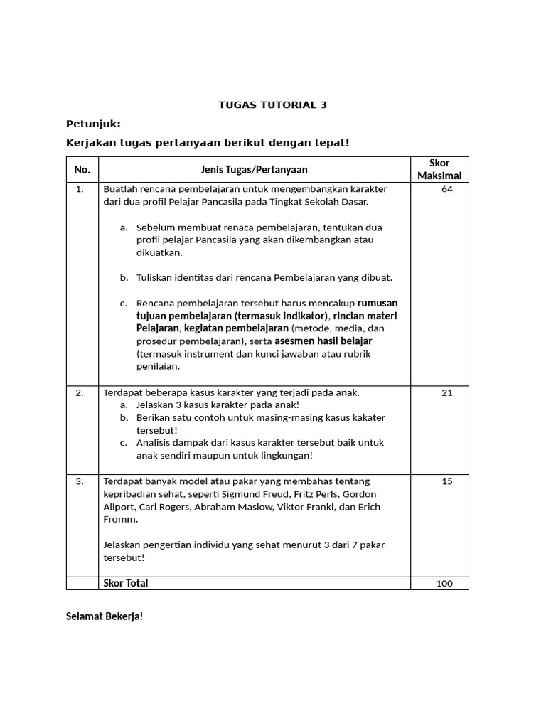 Tugas Tutorial 3 | PDF