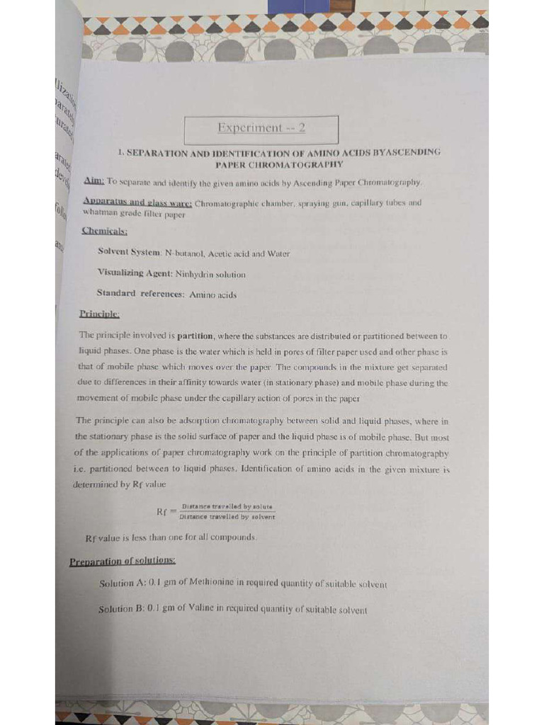 Chemistry Experiment | PDF