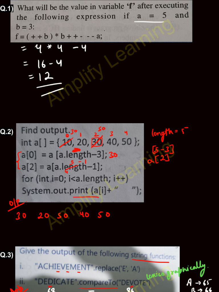 22 March 2023 Computer Stream Imp Ques PDF | PDF