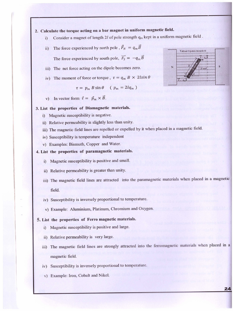 Physics 12th Study Material 24-90 | PDF