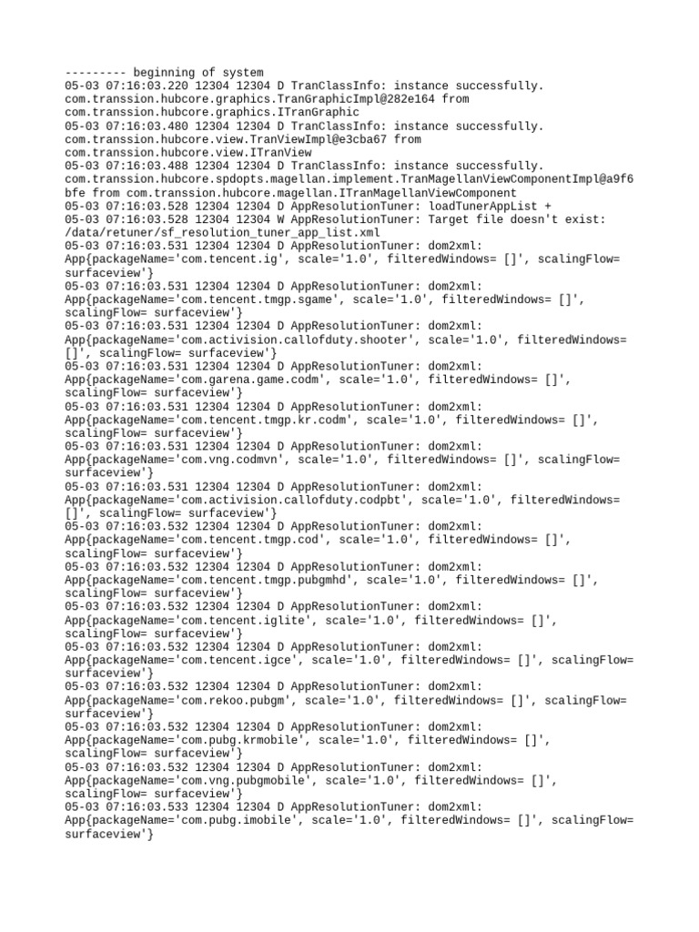 ML-Logcat-1746231382642 | PDF | Computing | Software