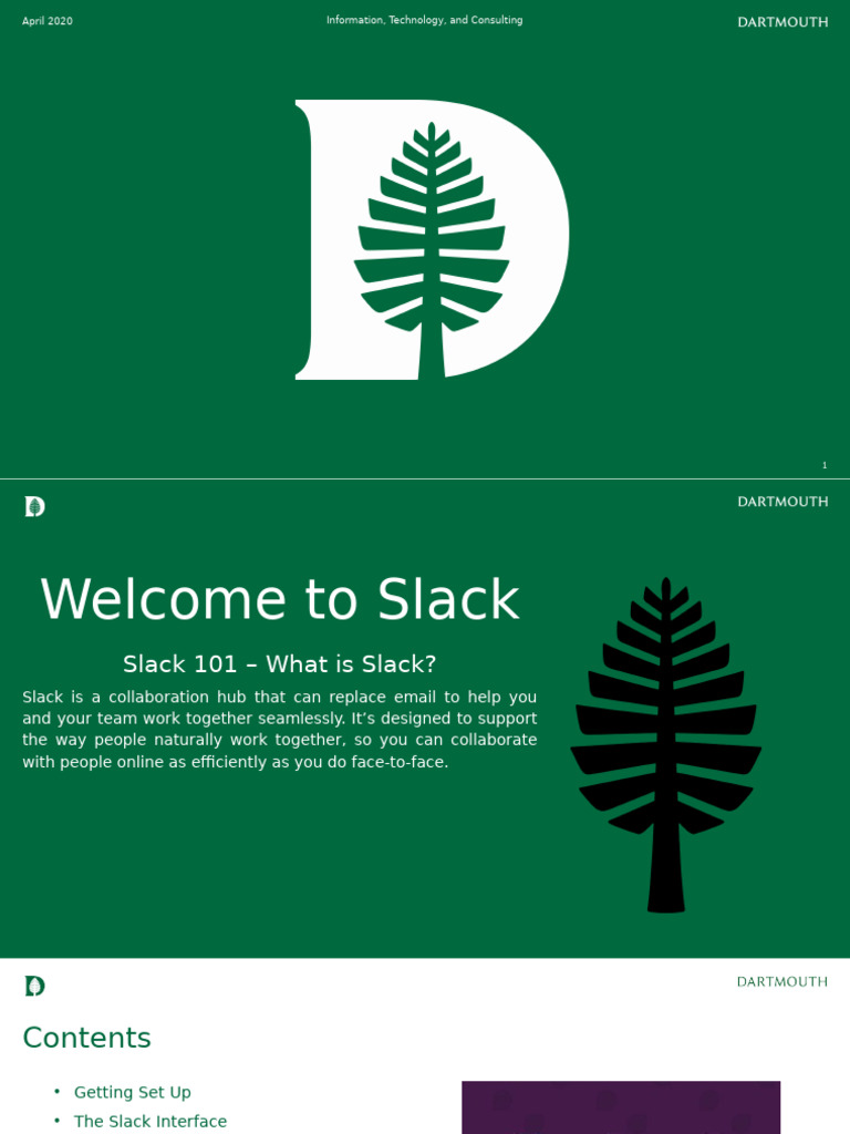 Slack 101 | PDF | Mobile App | Cyberspace