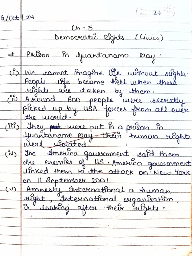 CH 5 Civics Notes | PDF