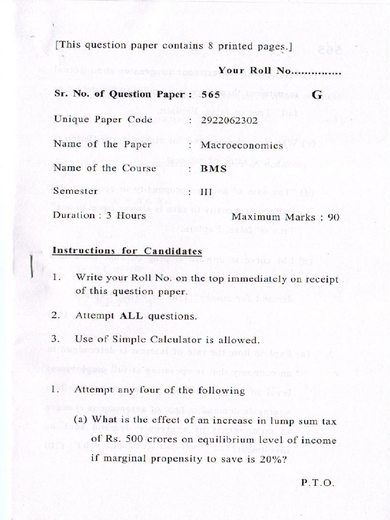 2024 Macroeconomics | PDF