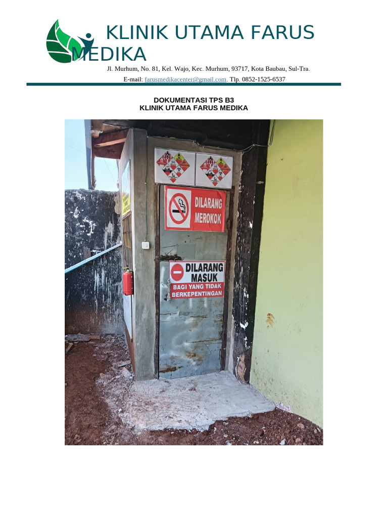 Dokumentasi Tps b3 | PDF