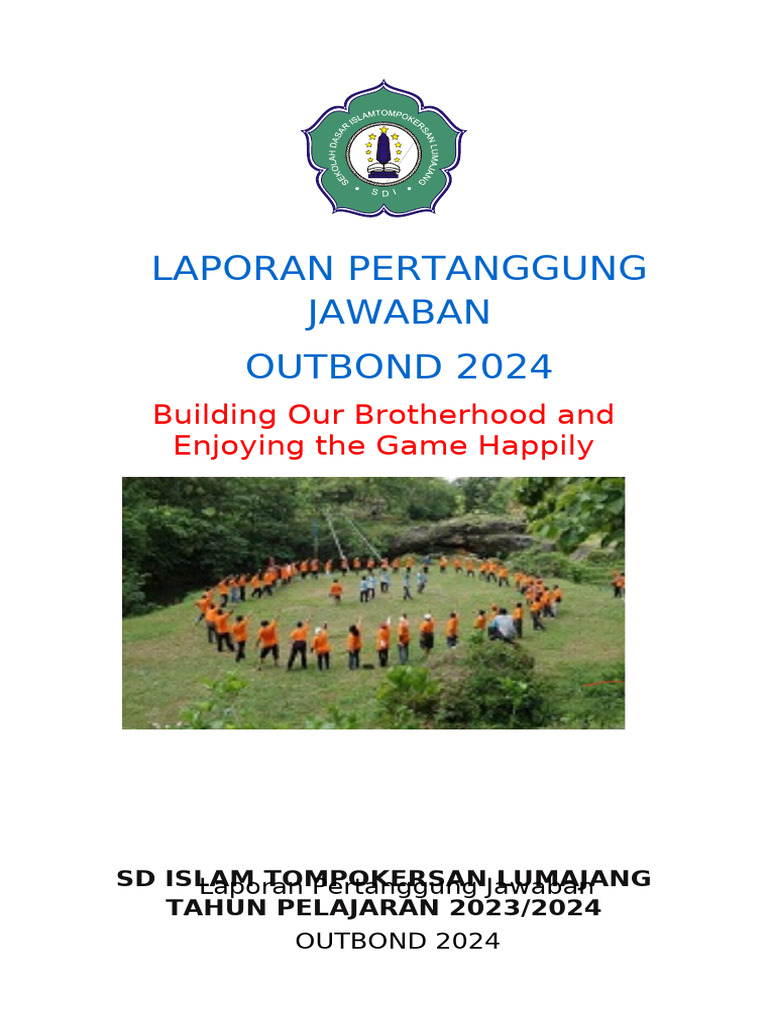 Laporan Outbond SD Islam Tompokersan 2024 | PDF
