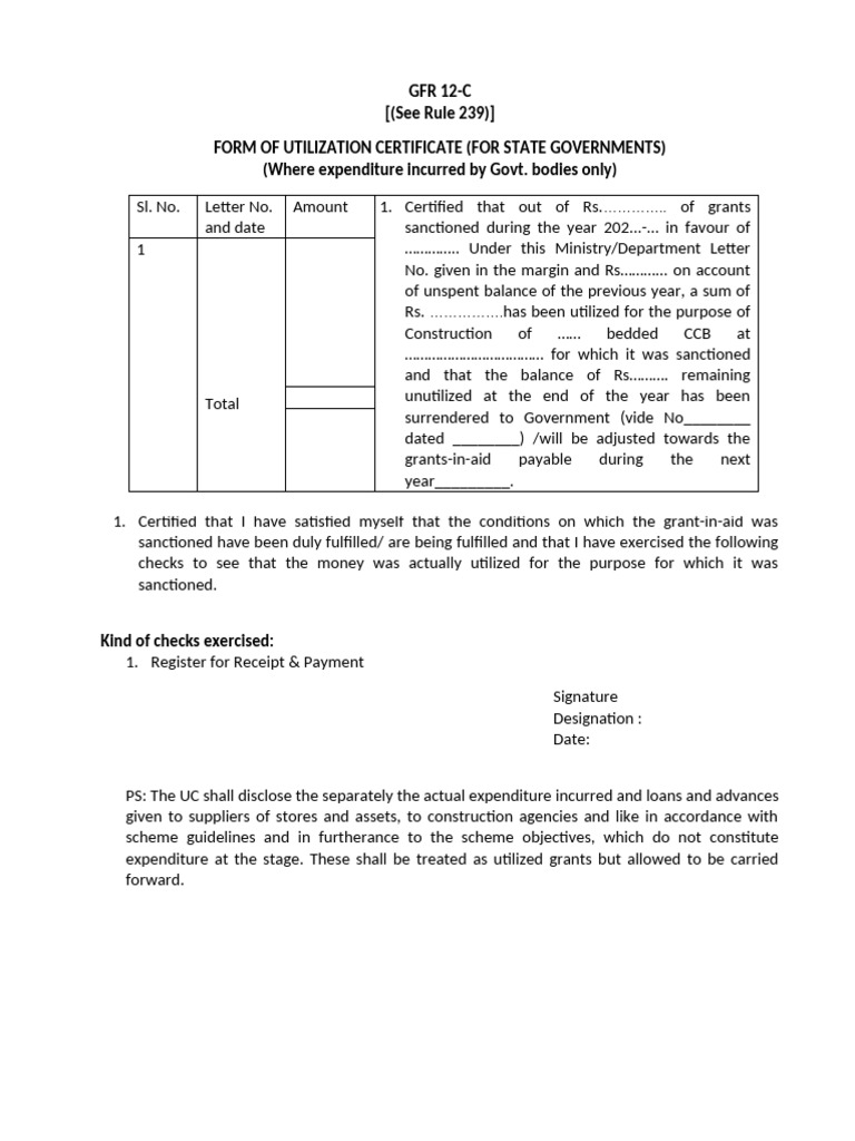U.c.form GFR 12-c | PDF
