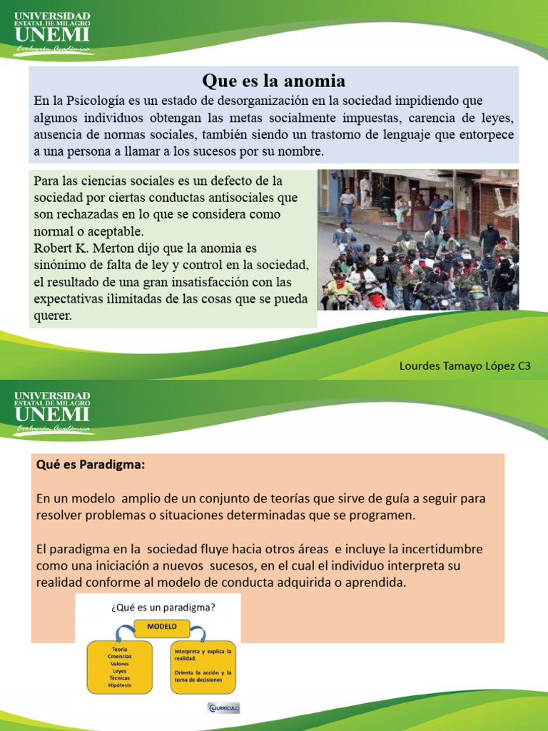 Que Es La Anomia | PDF
