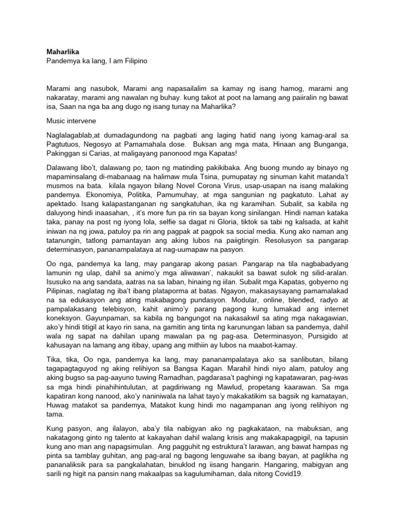 Marami Ang Nasubok (AutoRecovered) | PDF