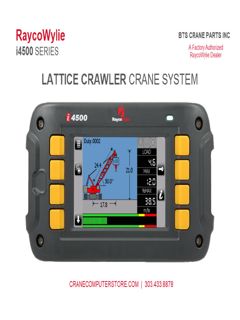 i4500 Series Crane Monitoring Systems | PDF | Display Resolution ...