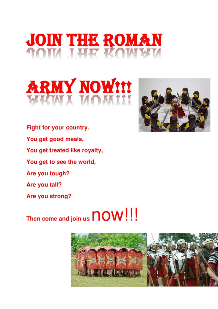 Join The Roman Army | PDF