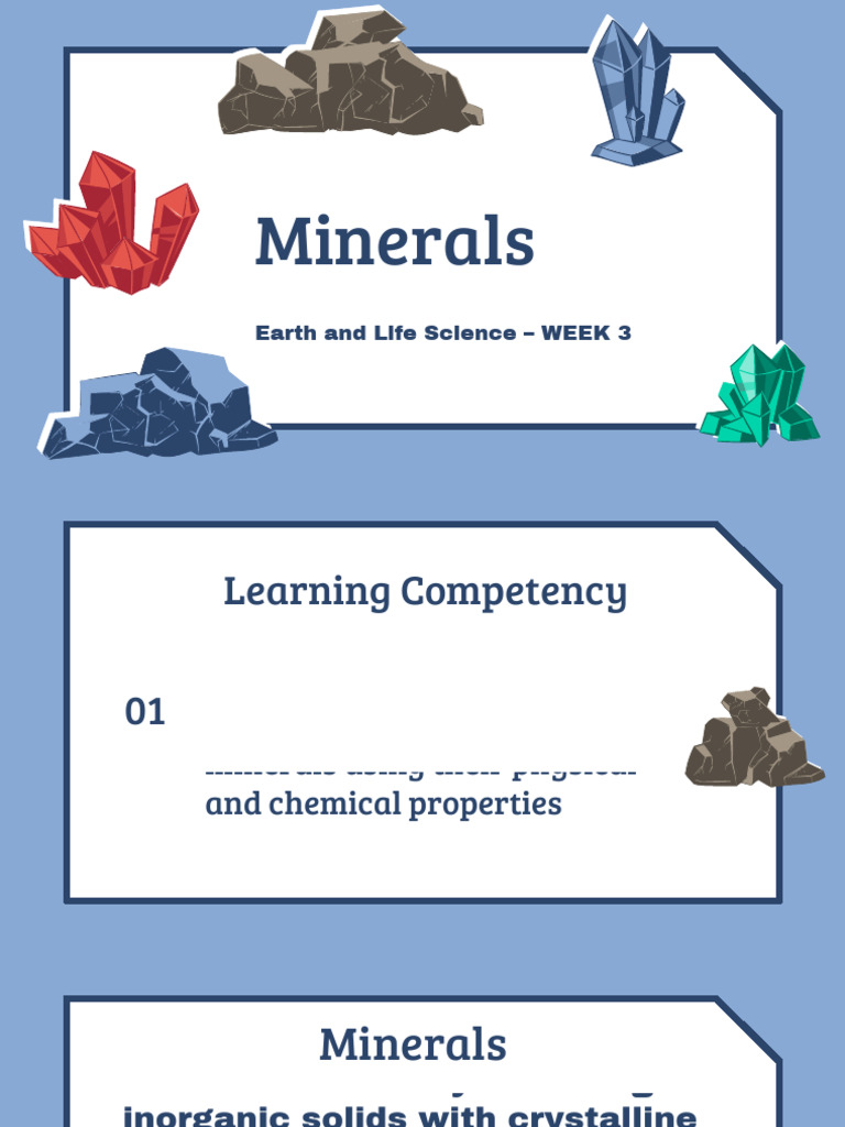 Week-3-Minerals-Copy - PPTX 20251115 170214 0000 | PDF | Minerals ...