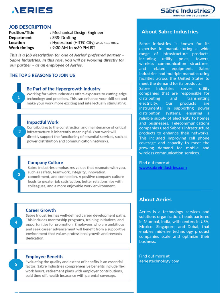 SBS (Drafting) - Mechanical Design Engineer | PDF | Infrastructure ...