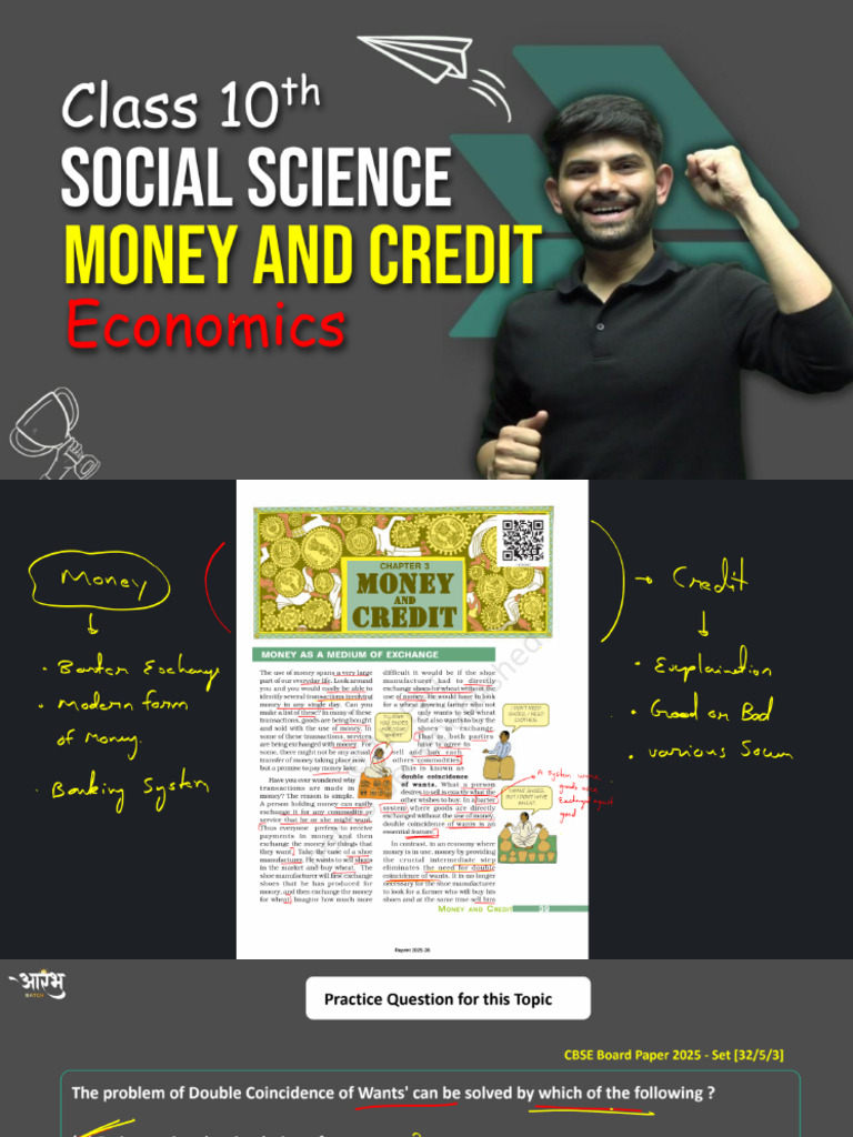 SST Complete Notes Money and Credit | PDF