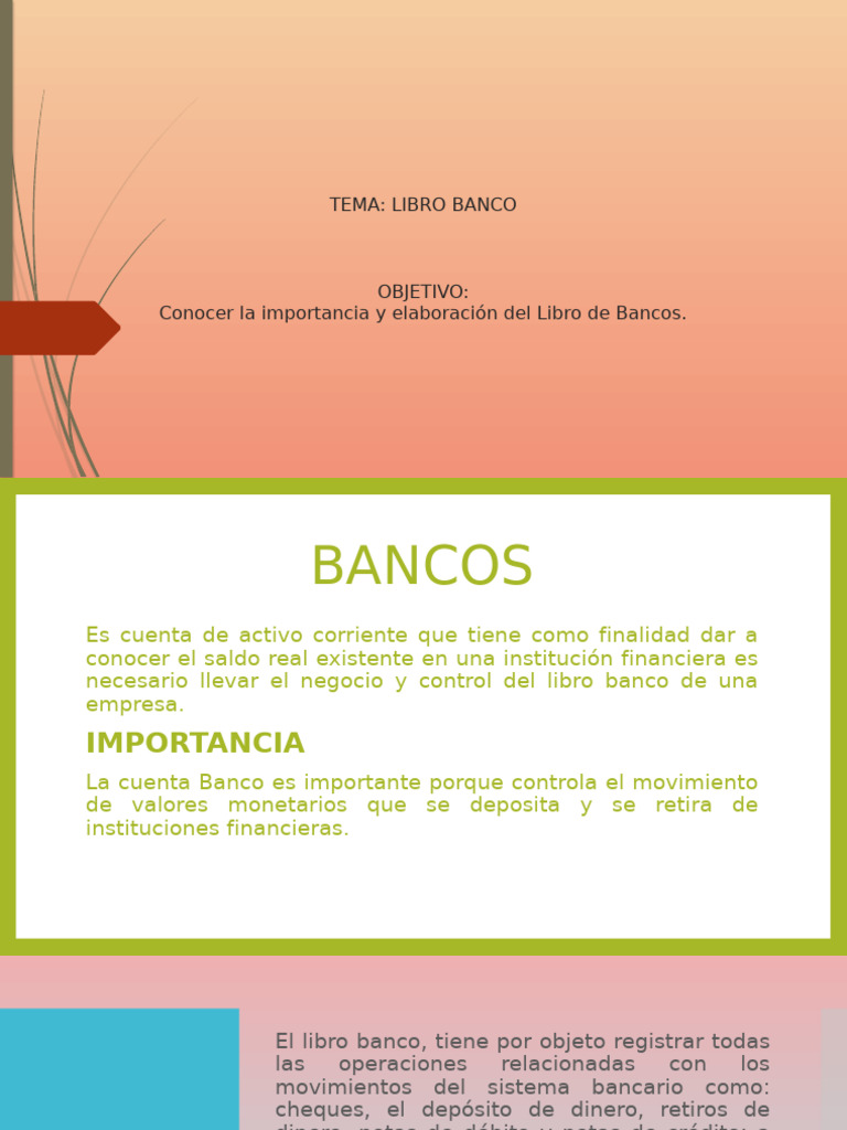 Libro Banco 2t | PDF | Bancos | Tarjeta de débito