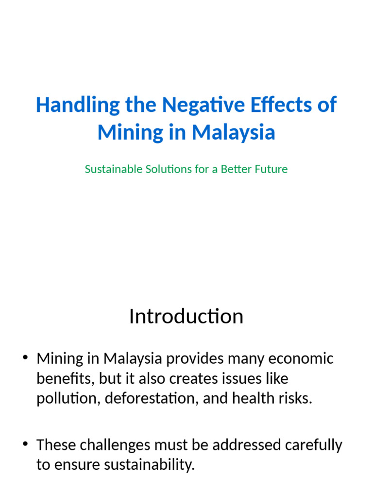 Mining Negative Effects Malaysia Final | PDF