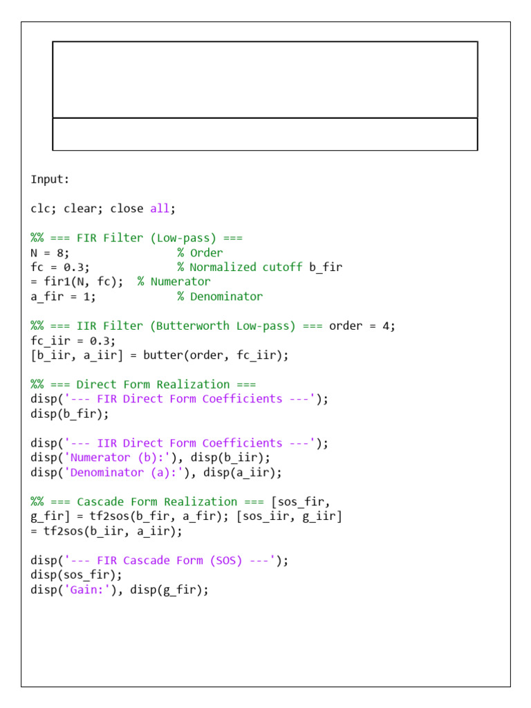 DSP Practical 10[1] | PDF | Telecommunications Engineering | Electronic Engineering