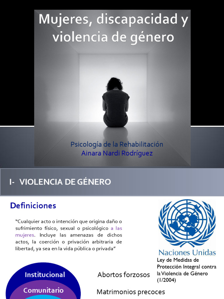 Violencia de Género: Impacto y Prevención | PDF | Violencia | La ...