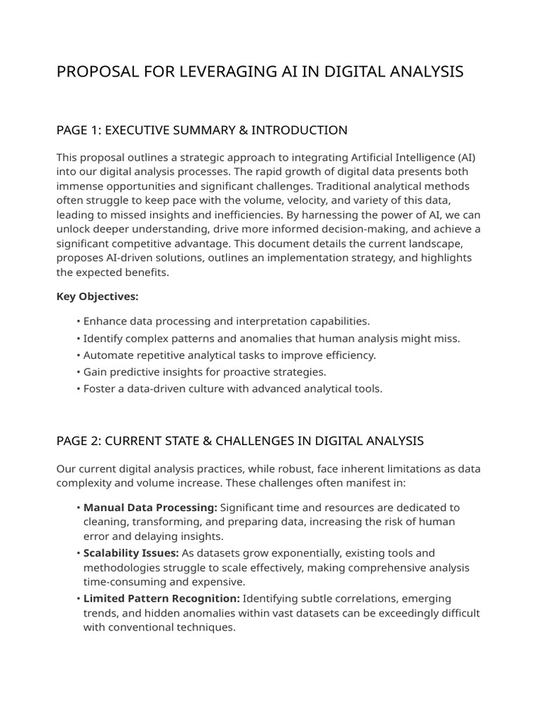 AI Integration for Enhanced Digital Analysis | PDF | Artificial ...