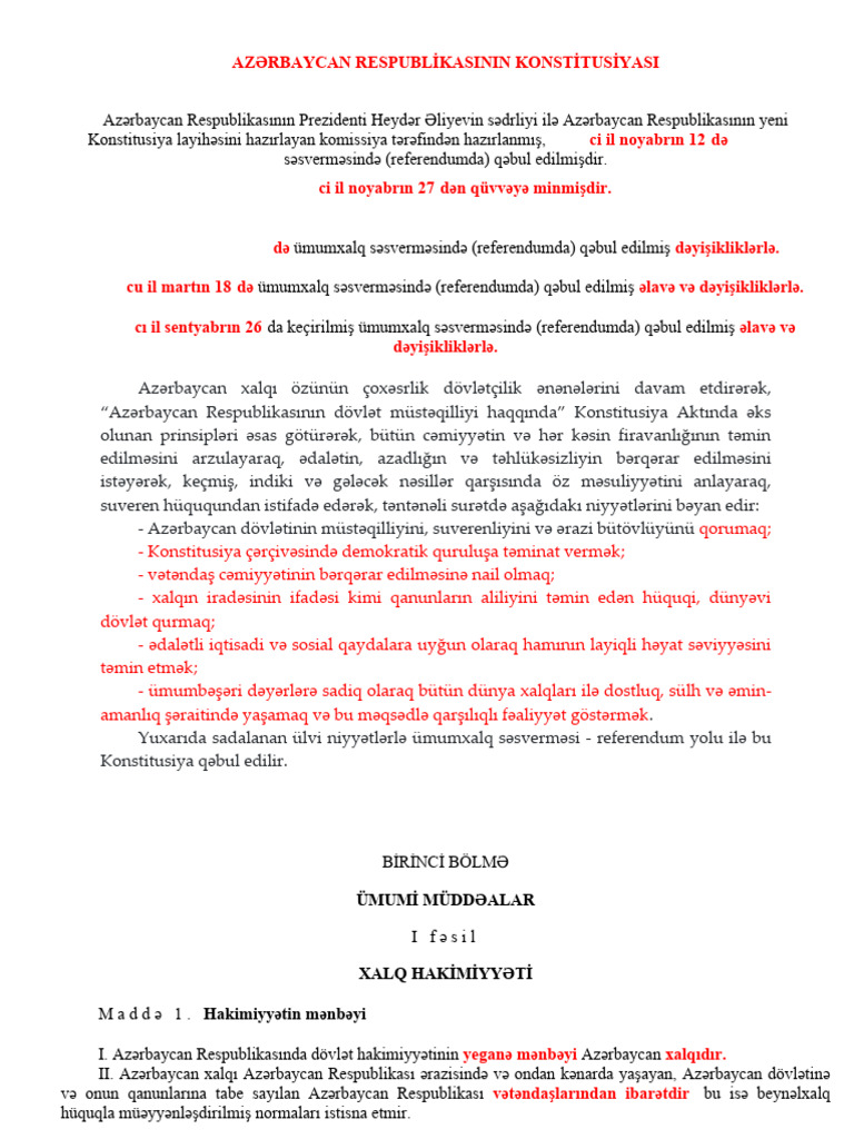 Qanun Əsəd-Rüstəmli Word 2024 | PDF