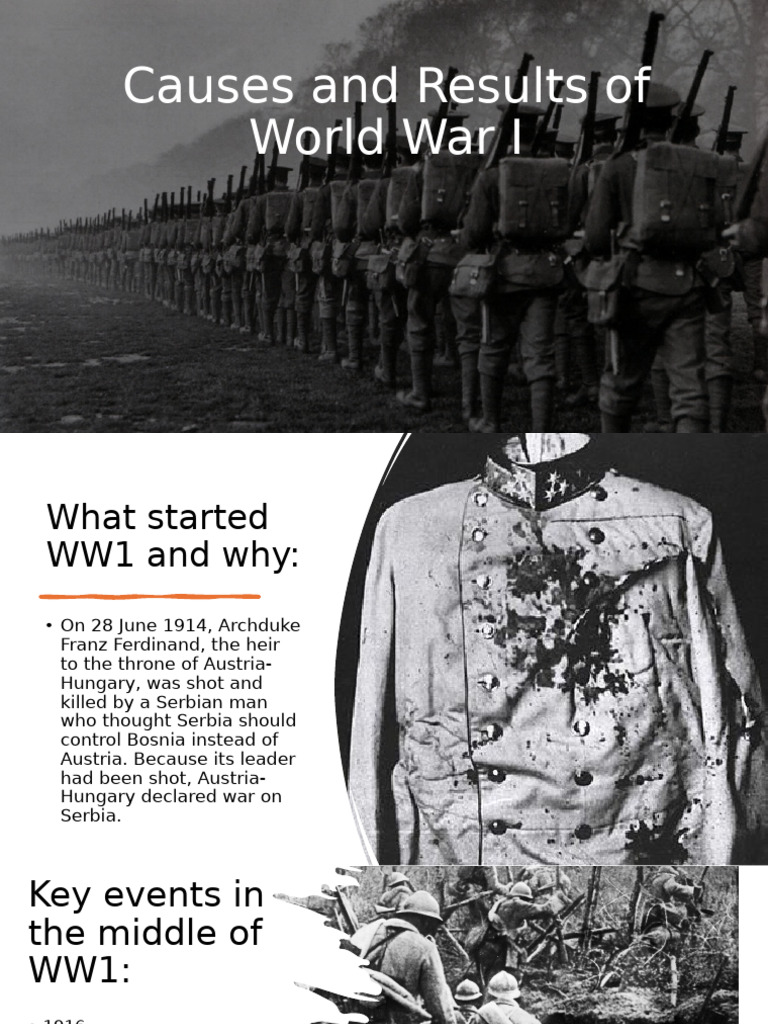 Causes and Results of World War I | PDF