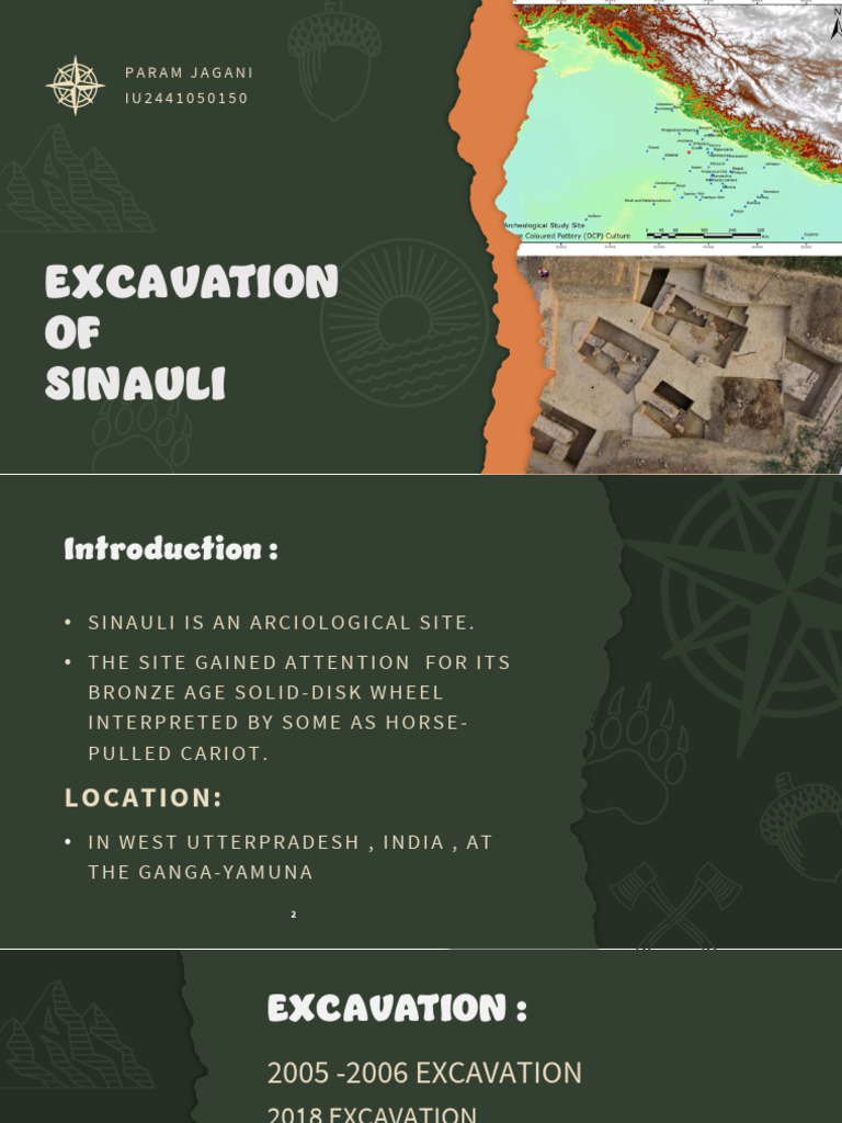 Excavation Insights of Sinauli Site | PDF