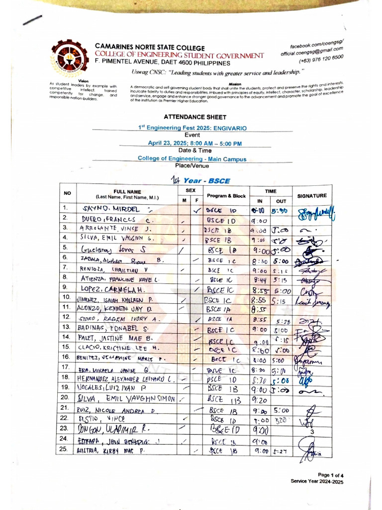 1st Year CE Day 3 | PDF