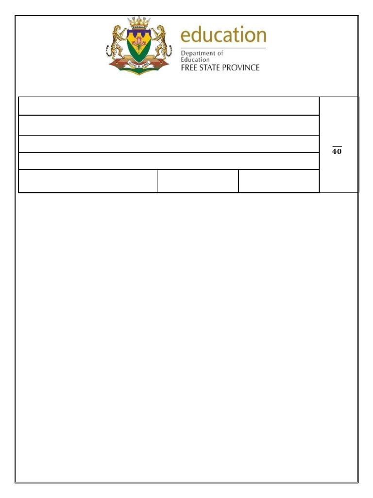 Grade 4 Mathematics Test Nov 2024 Eng | PDF | Length | Rectangle