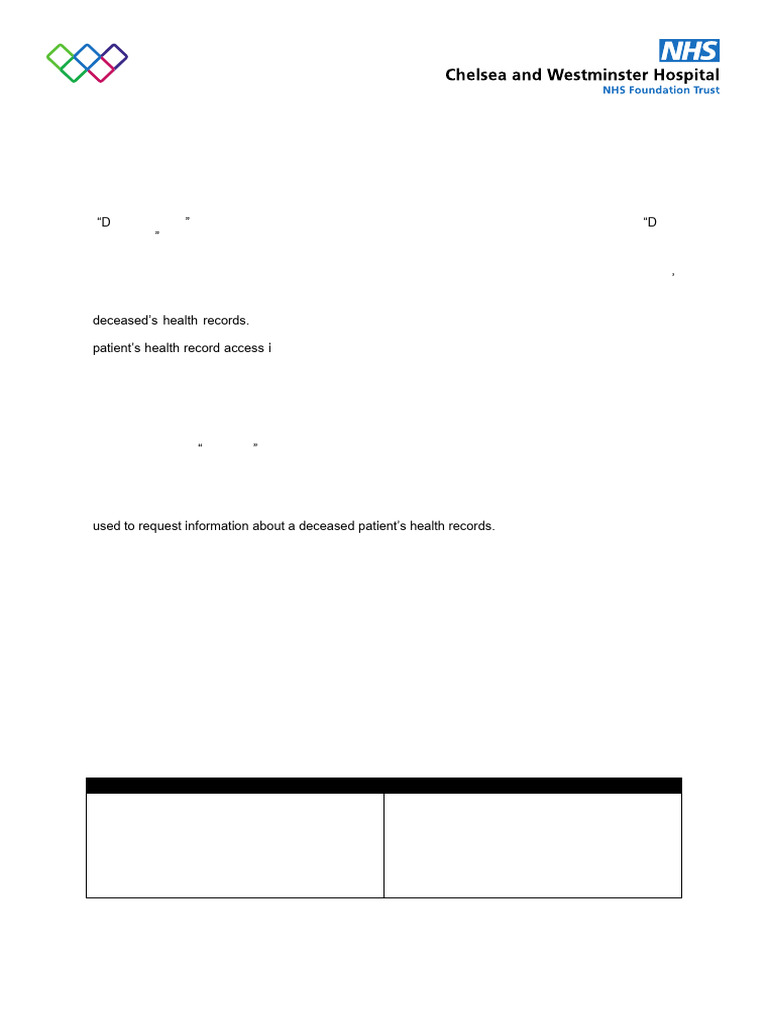 Access To Health Records SAR Application Form May 2018 | PDF | Identity ...