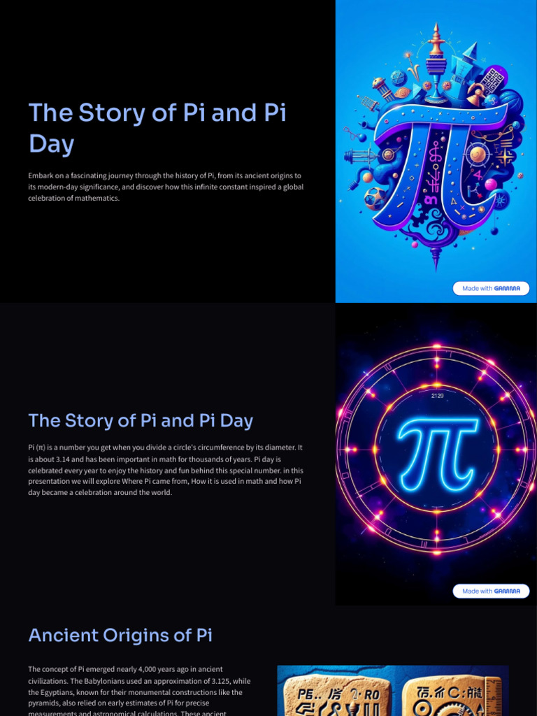 The Story of Pi and Pi Day | PDF | Pi | Mathematics