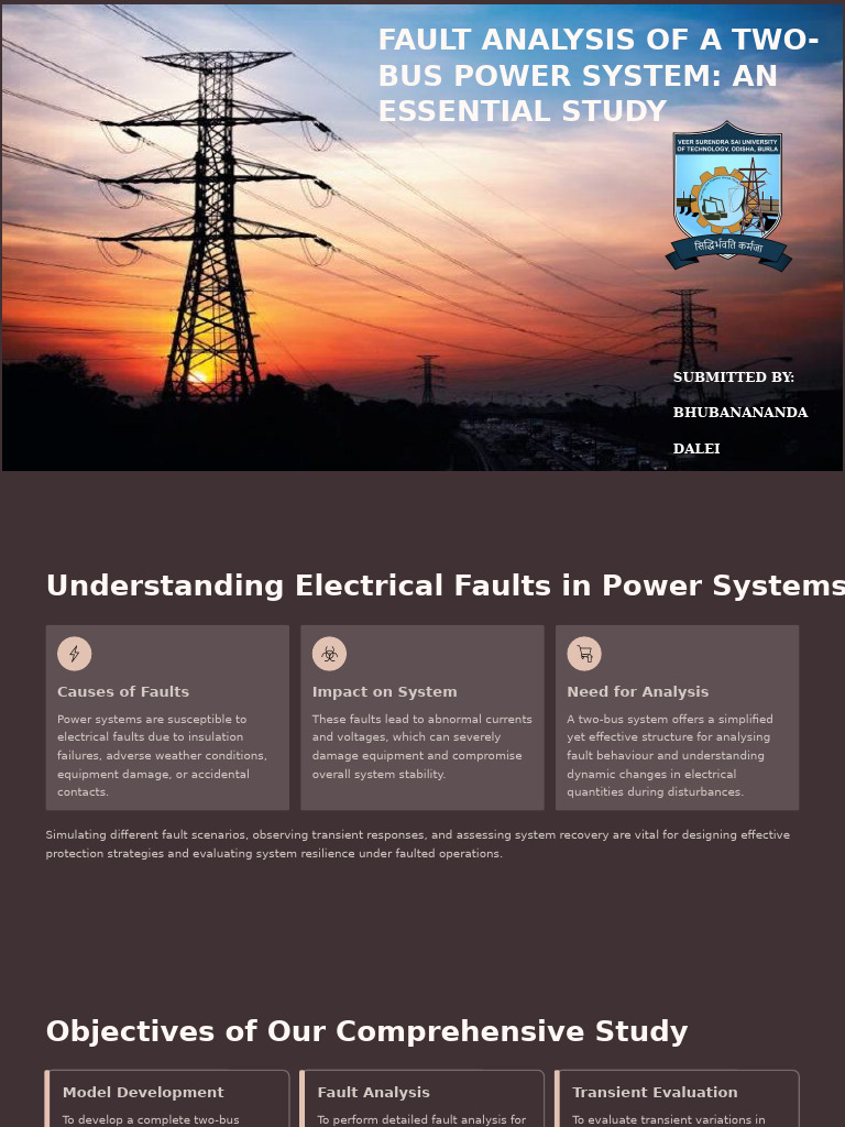 Two-Bus Power System Fault Analysis | PDF | Electric Power Transmission ...
