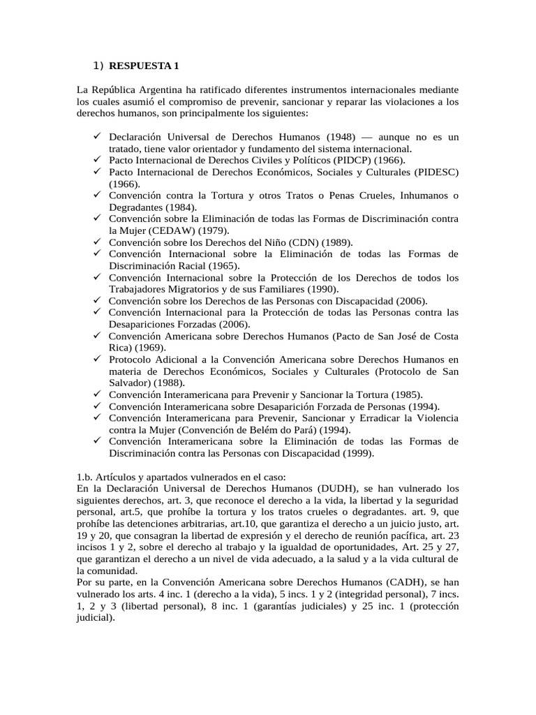 TP3 DERECHOS HUMANOS | PDF | Convenio europeo de derechos humanos ...