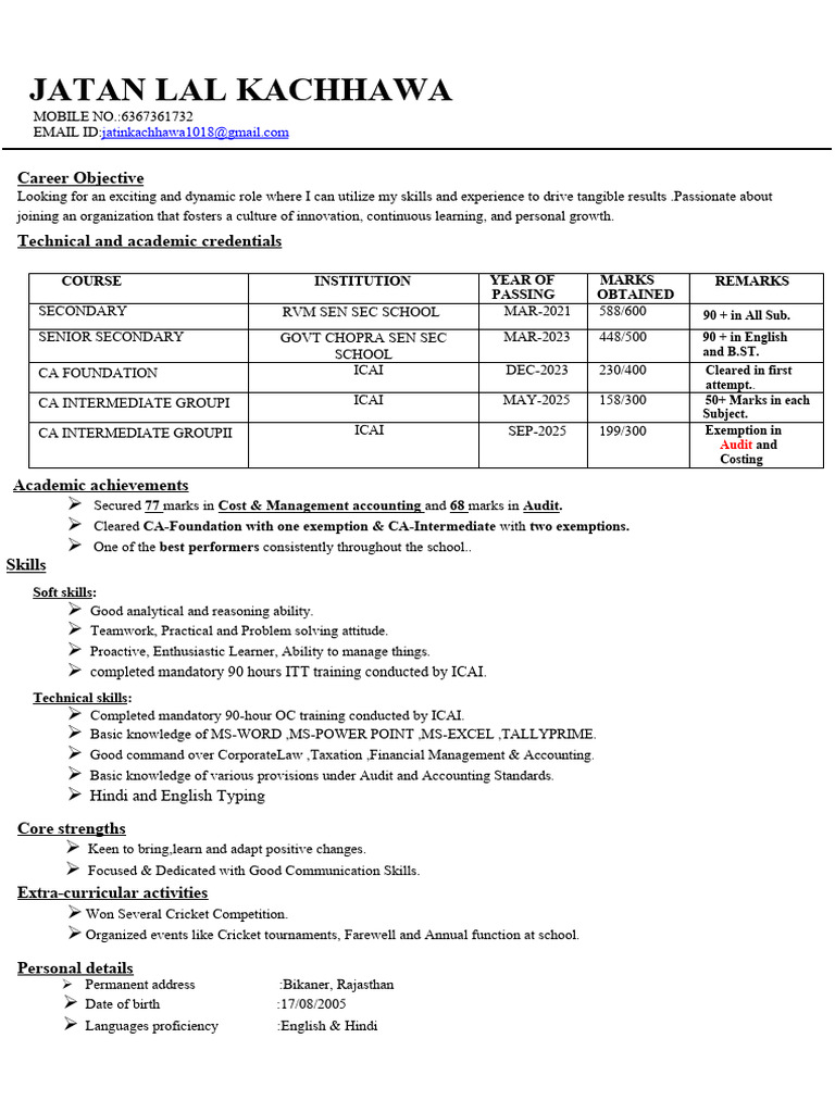Jatan Kachhwa Cv-Article (Bikaner) | PDF | Intelligence | Behavior Modification