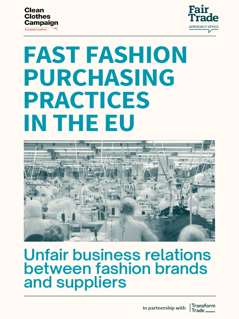 Fast Fashion Purchasing Practices in EU Onlin | PDF | Supply Chain ...